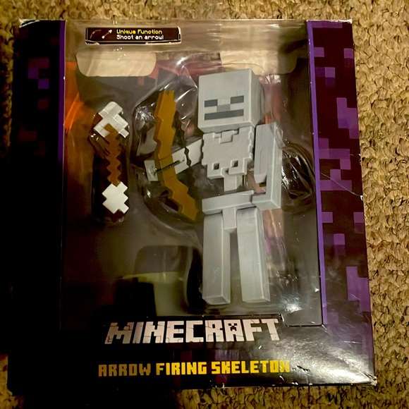 Mattel | Toys | Minecraft Arroe Firing Skeleton | Poshmark